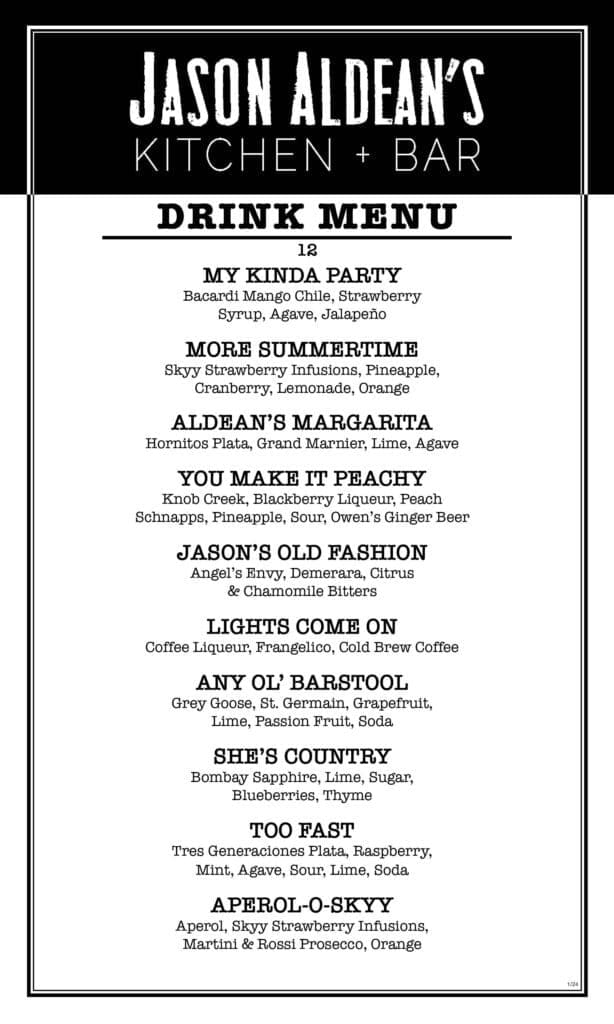 FOOD - PITTSBURGH - Jason Aldean’s Kitchen + Rooftop Bar